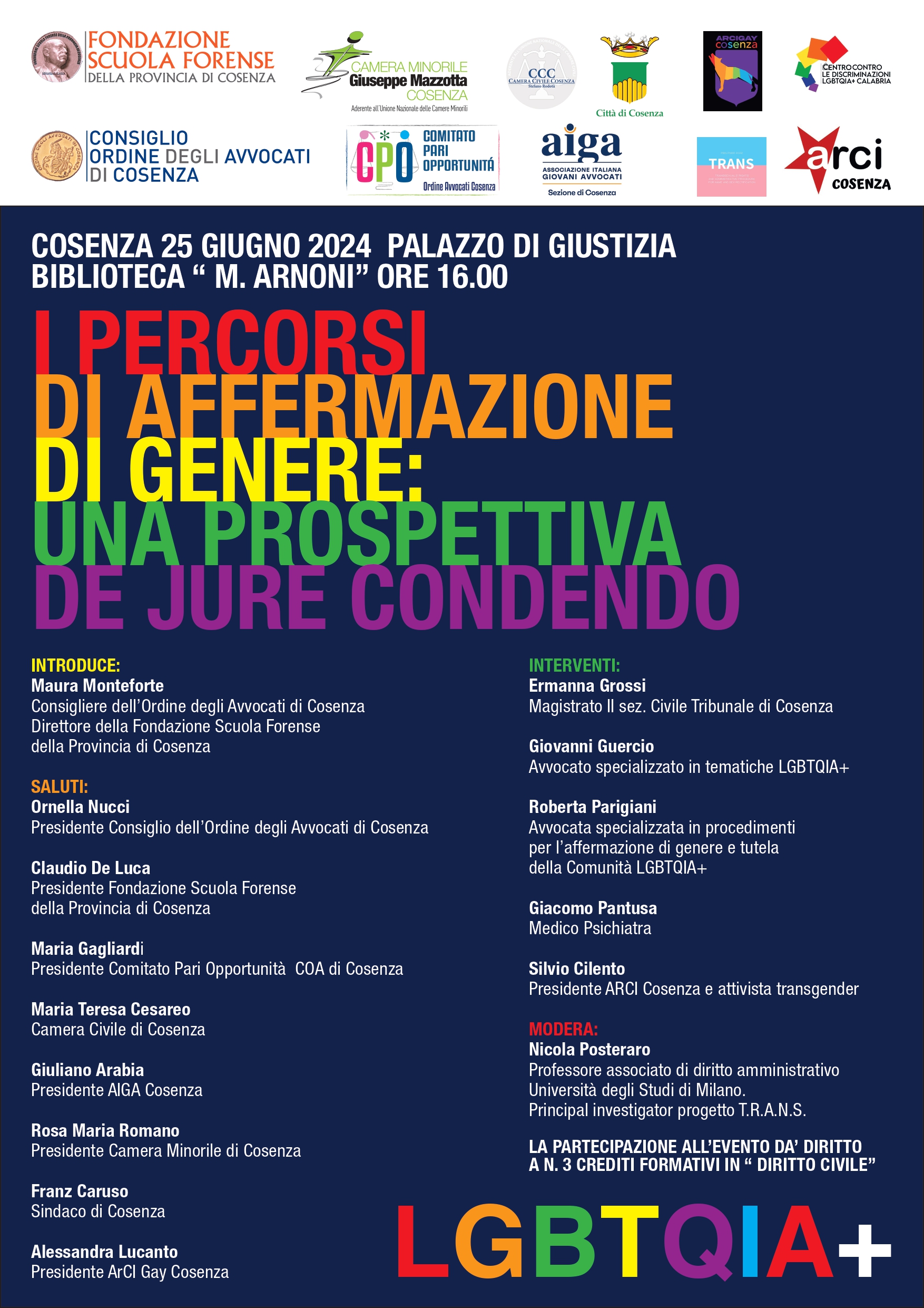 I PERCORSI DI AFFERMAZIONE DI GENERE: UNA PROSPETTIVA DE JURE CONDENDO ...